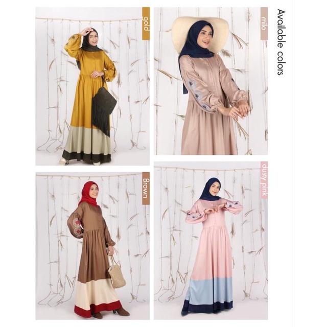 Jual Abaya Terbaru/Gamis Terbaru/Abaya A221104 Dannis | Shopee Indonesia