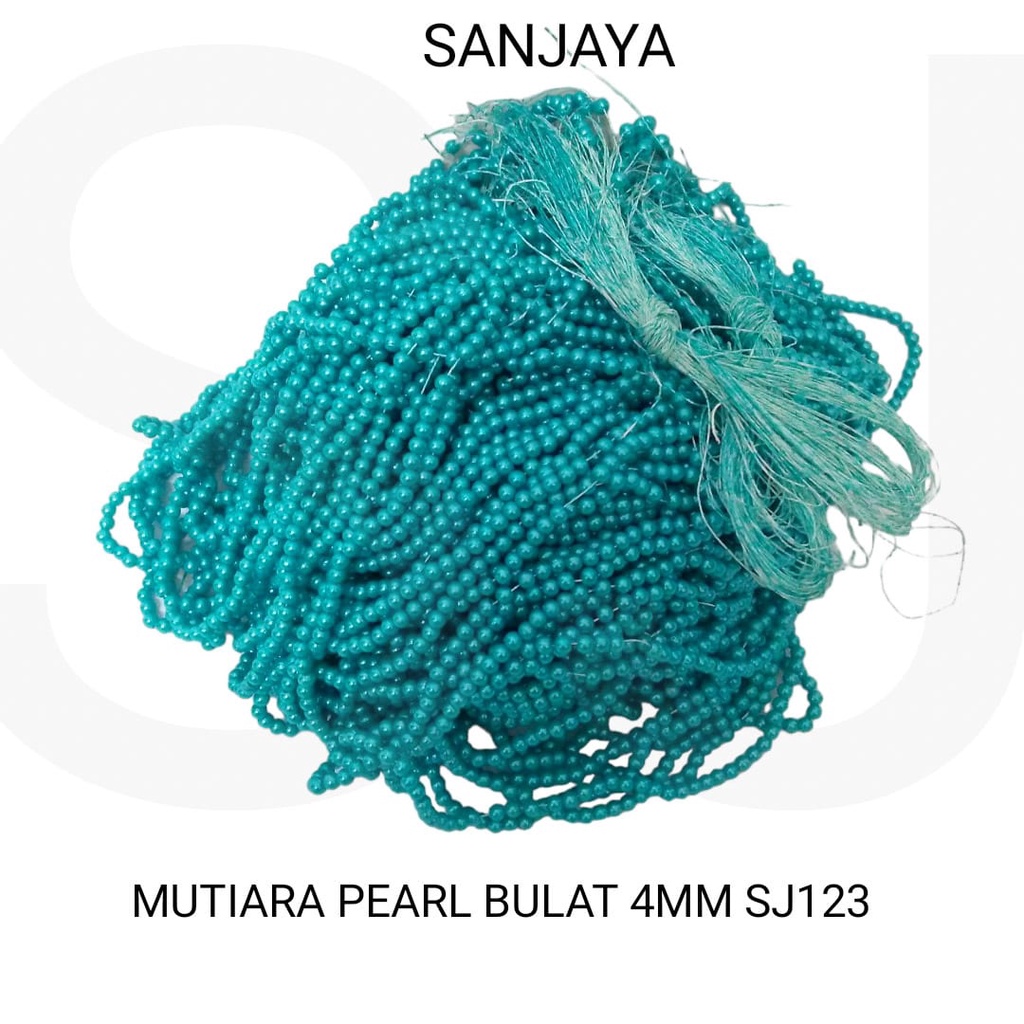 Jual Mote Ringan / Manik Ringan / Mutiara Ringan Sintetis / Manik Mutiara Bulat 4mm / Mutiara ...