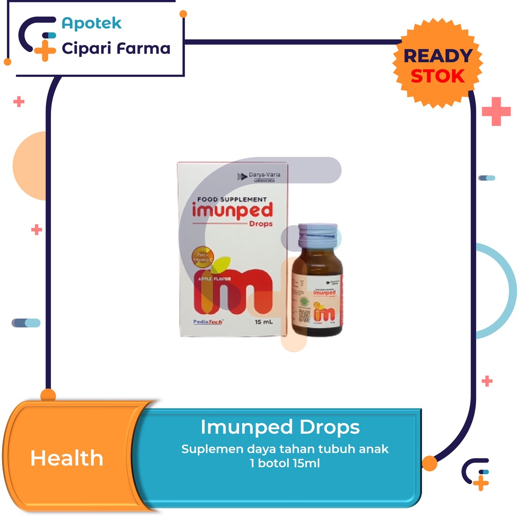 Jual Imunped Drops Suplemen Makanan Vitamin C | Zinc Daya Tahan Tubuh ...
