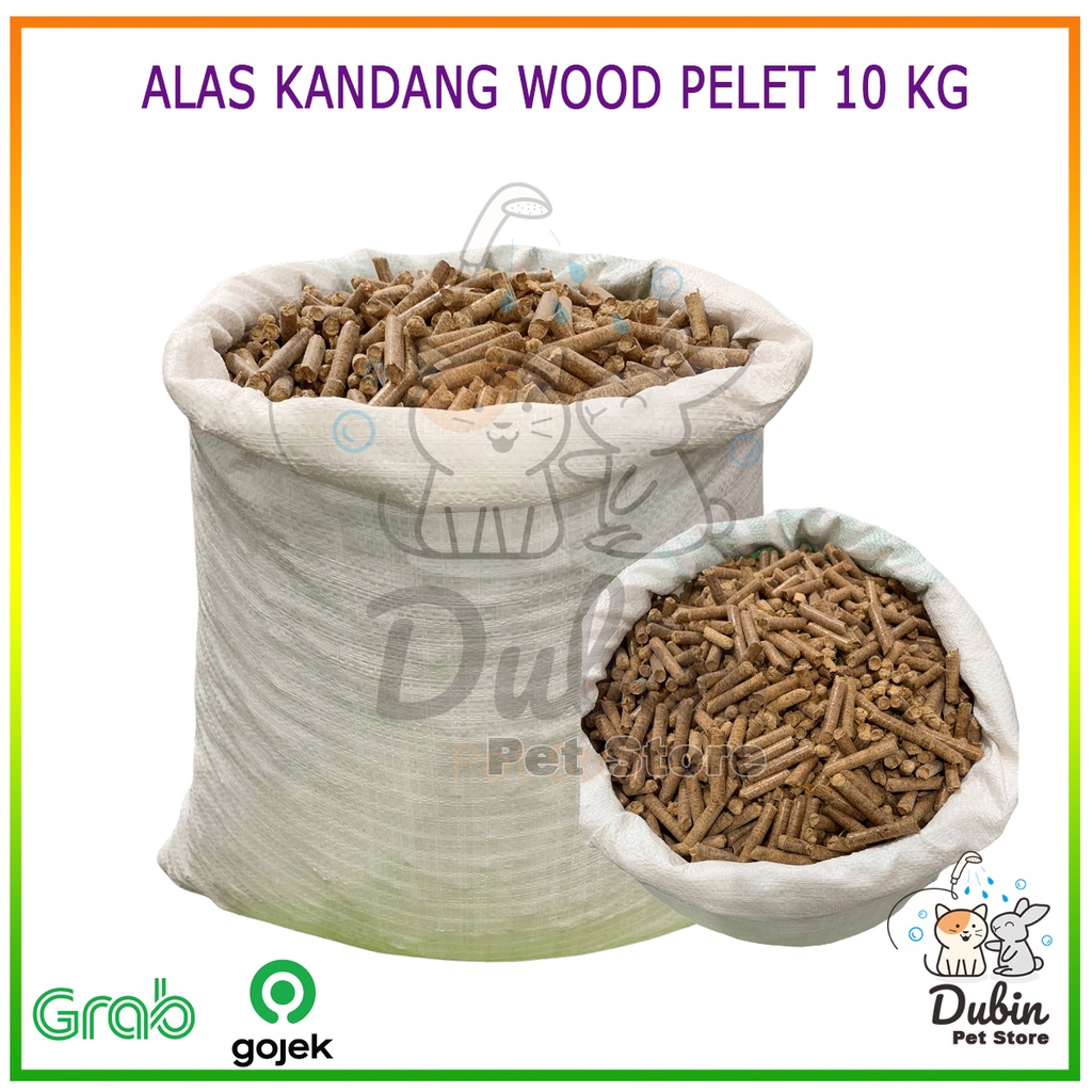 Jual GOJEK-WOOD PELET 10 Kg - Pelet Kayu Cat Litter - Serbuk kayu ...