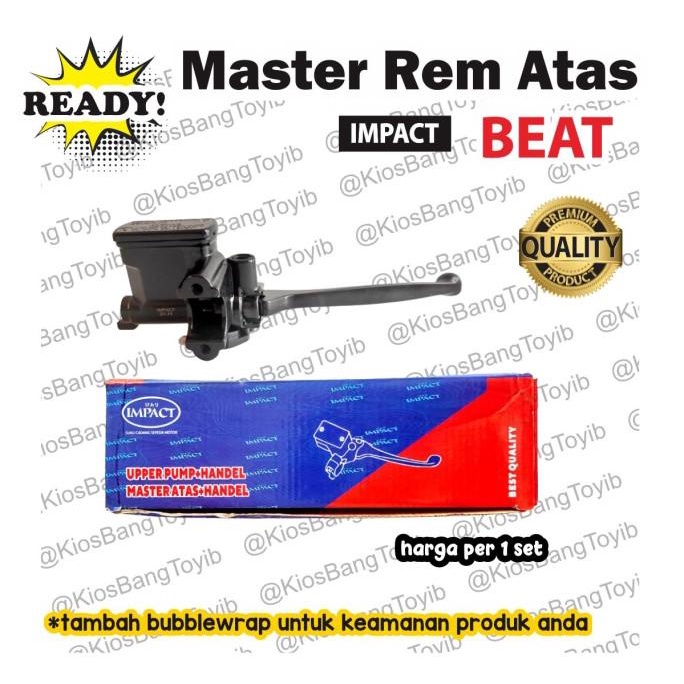 Jual Master Rem Atas Rumah Minyak Rem + Handle BEAT VARIO BLADE (impact ...