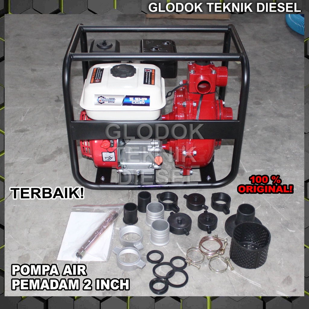 Jual Pompa Air Pemadam Kebakaran 2 Inch Gasoline Waterpump Alkon Bensin ...