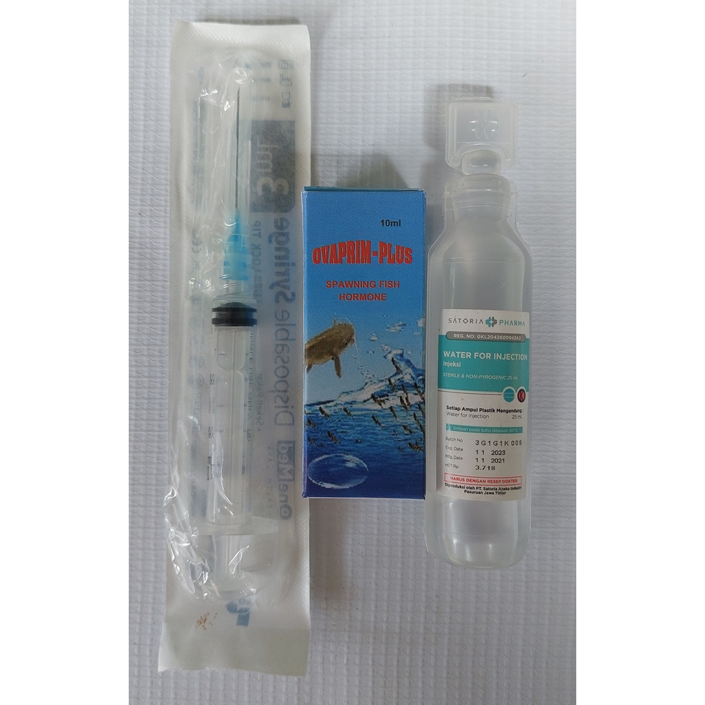 Jual Paket lengkap Ovaprim-Plus penambah hormon ikan 10ml bukan ovagold ...