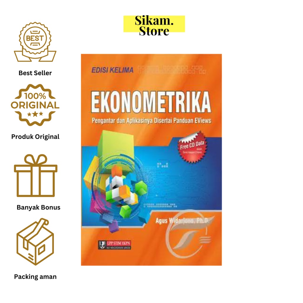 Jual Ekonometrika: Pengantar dan Aplikasinya Disertai Panduan EViews ...