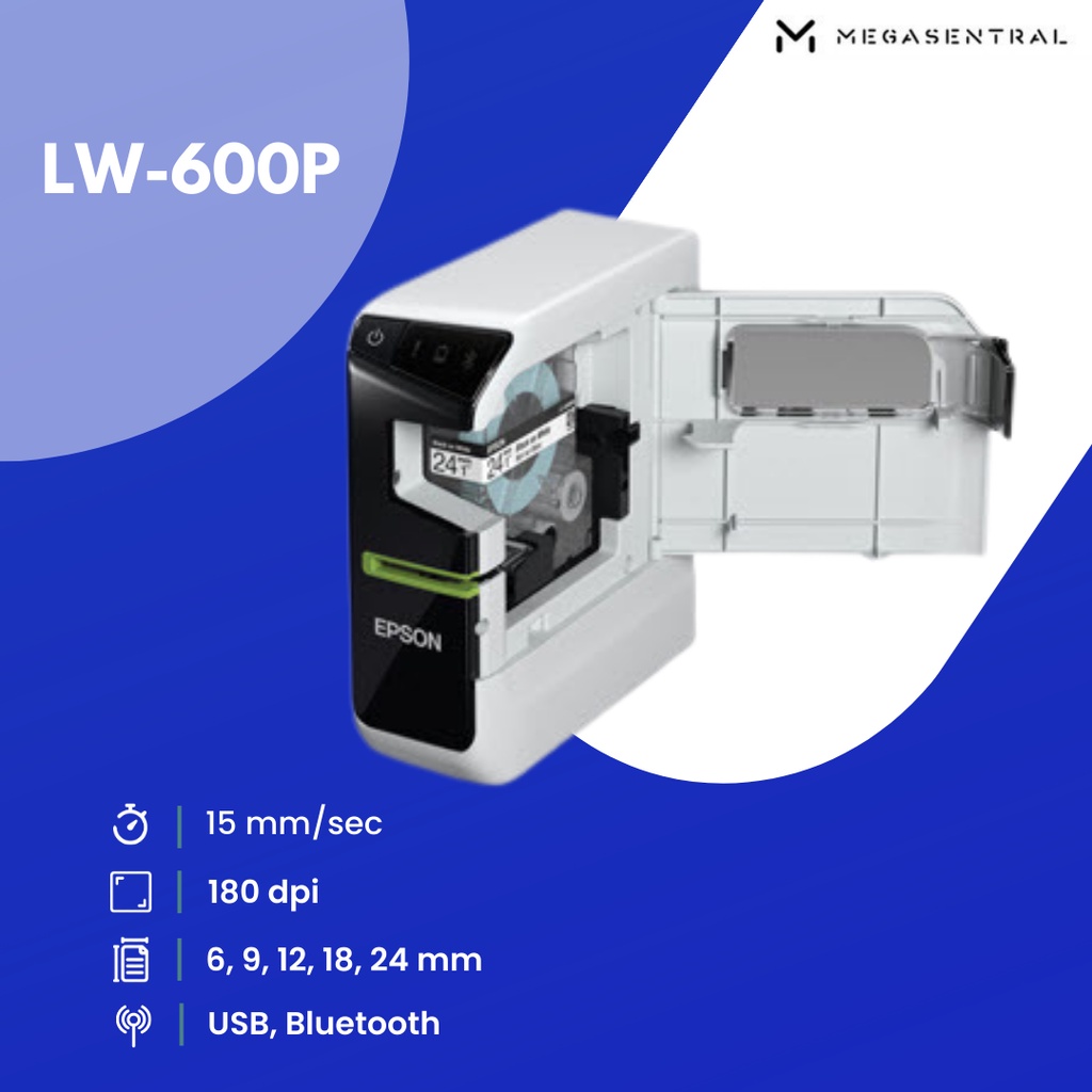 Jual Epson LabelWorks LW 600P Bluetooth PC Connectabel Label Printer ...