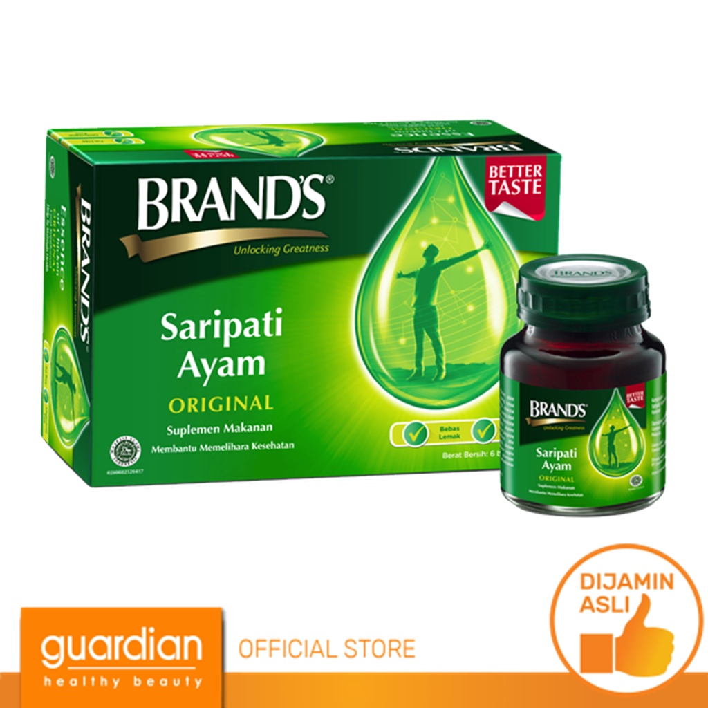 Jual BRAND'S Saripati Ayam Original 6 botol x 70g | Shopee Indonesia