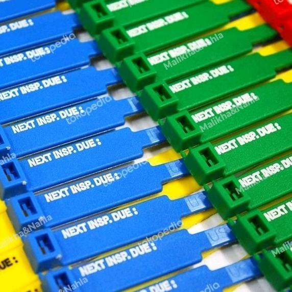 Jual ~@~@~@~@] Next Inspection Due Tags PASTI READY | Shopee Indonesia