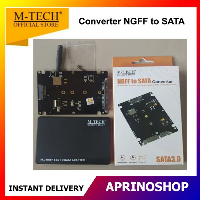 Jual Casing M.2 NGFF SSD to SATA 3.0 6GB Adapter Converter Case ...