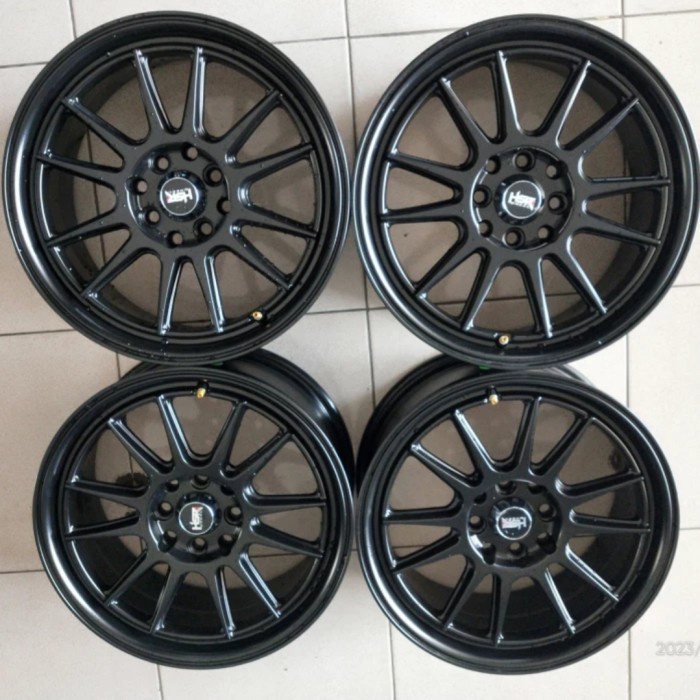Jual VELG MOBIL RACING HSR ENDE RING 16X7 PCD 4X100, 4X114 ET42 | Shopee Indonesia