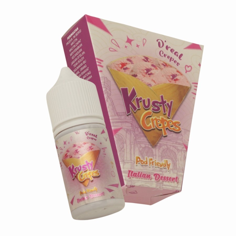 Jual LIQUID KRUSTY CREPES V2 30ML 15MG ITALIAN DESSERT | Shopee Indonesia