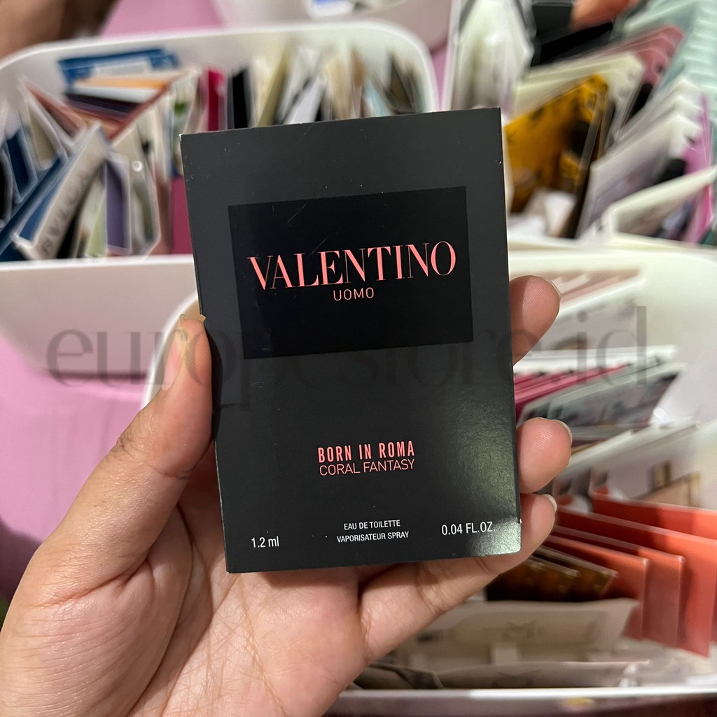 Jual READY STOCK Sample Vial Parfum Valentino UOMO Born In Roma Coral ...