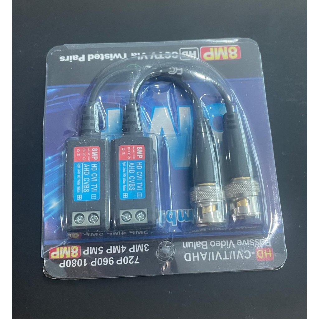 Jual VIdeo balun 8mp passive HD CVI TVI AHD | Shopee Indonesia