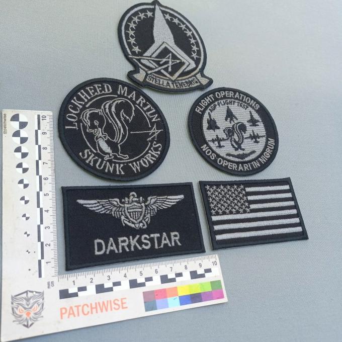 Jual `````````] Patch bordir Top Gun SR-72 Darkstar Lockheed Martin set ...