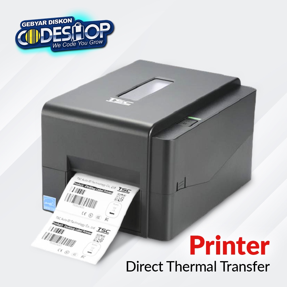Jual TSC TE300 Printer Label Barcode Direct Thermal Transfer 300 DPI USB | Shopee Indonesia
