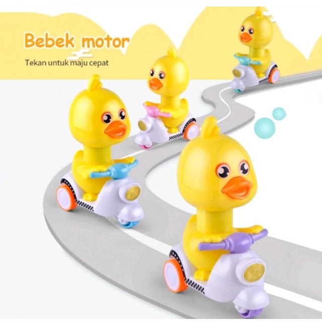 Jual BSS - Mainan bayi bebek mobil mainan anak inertial force to slide ...