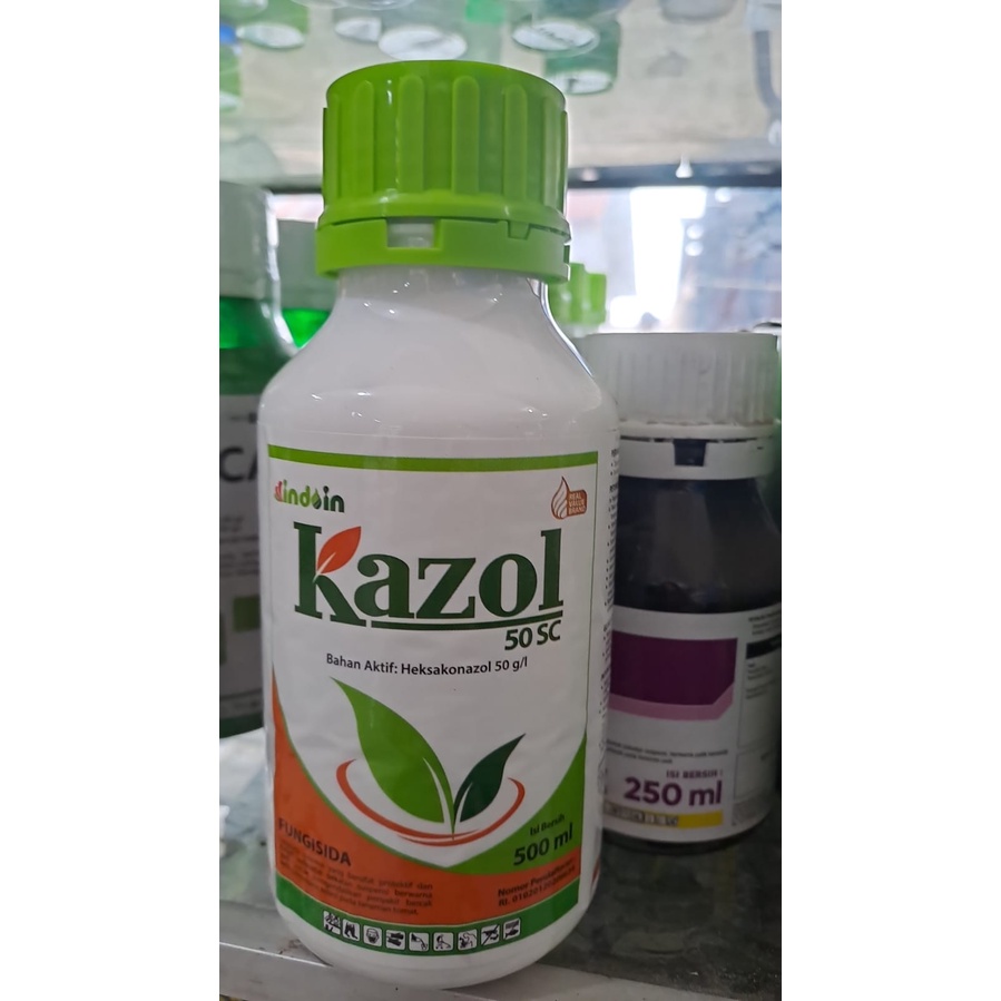 Jual KAZOL 500ML fungisida HEKSAKONAZOL 50g/l untuk bercak kering ...
