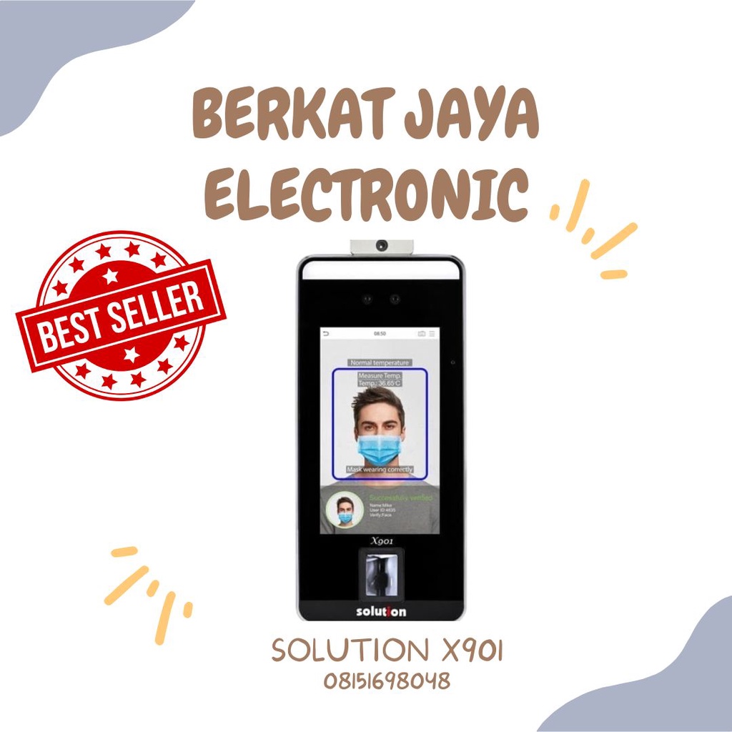 Jual Solution X901 - Mesin Absensi Access Door Fingerprint Face ...