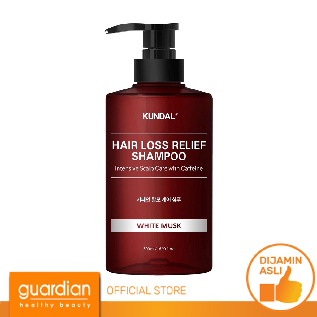 Jual KUNDAL Scalp Care and Caffeine Shampoo - White Musk 500ml | Shopee Indonesia