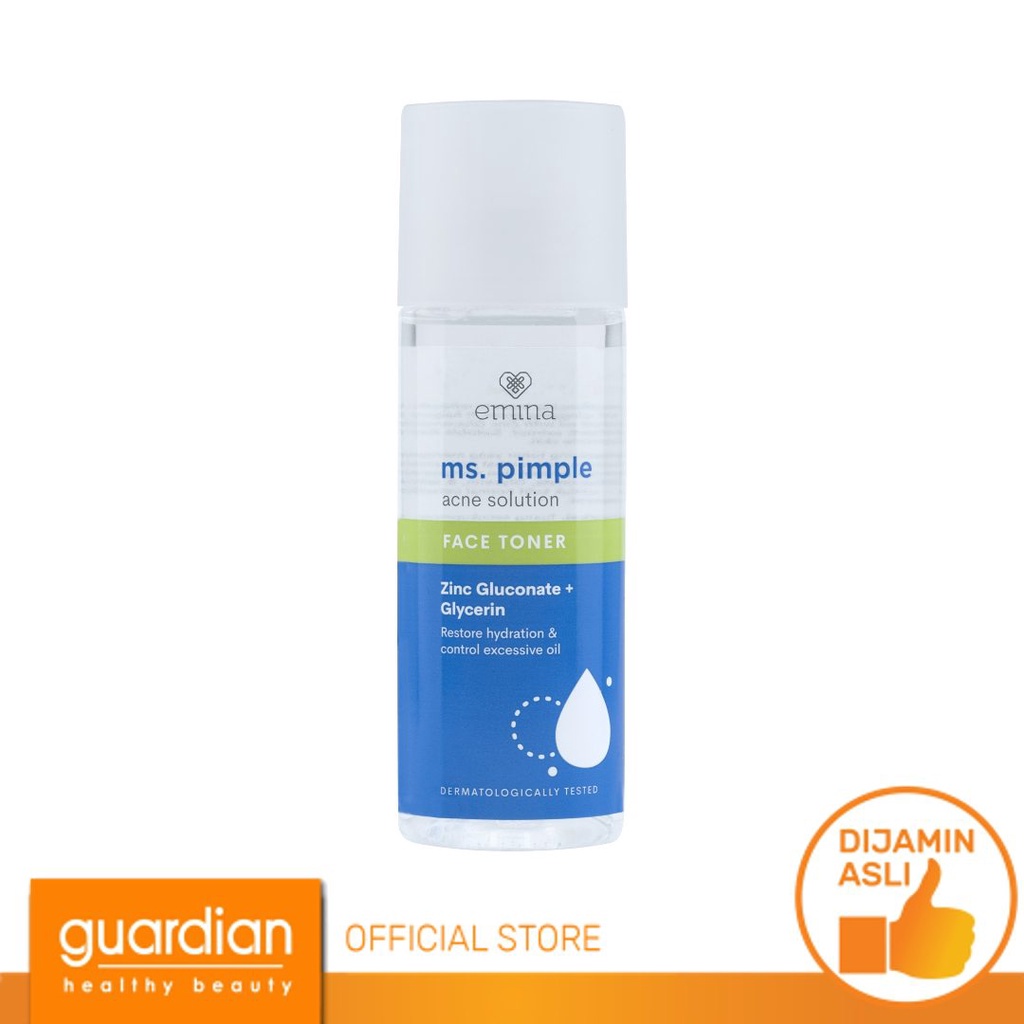 Jual EMINA Ms Pimple Acne Solution Face Toner 100ml | Shopee Indonesia