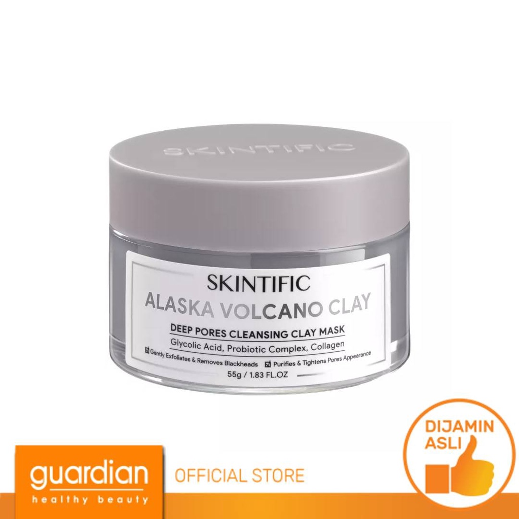 Jual Skintific Alaska Volcano Clay Mask Masker Komedo Deep Pores ...