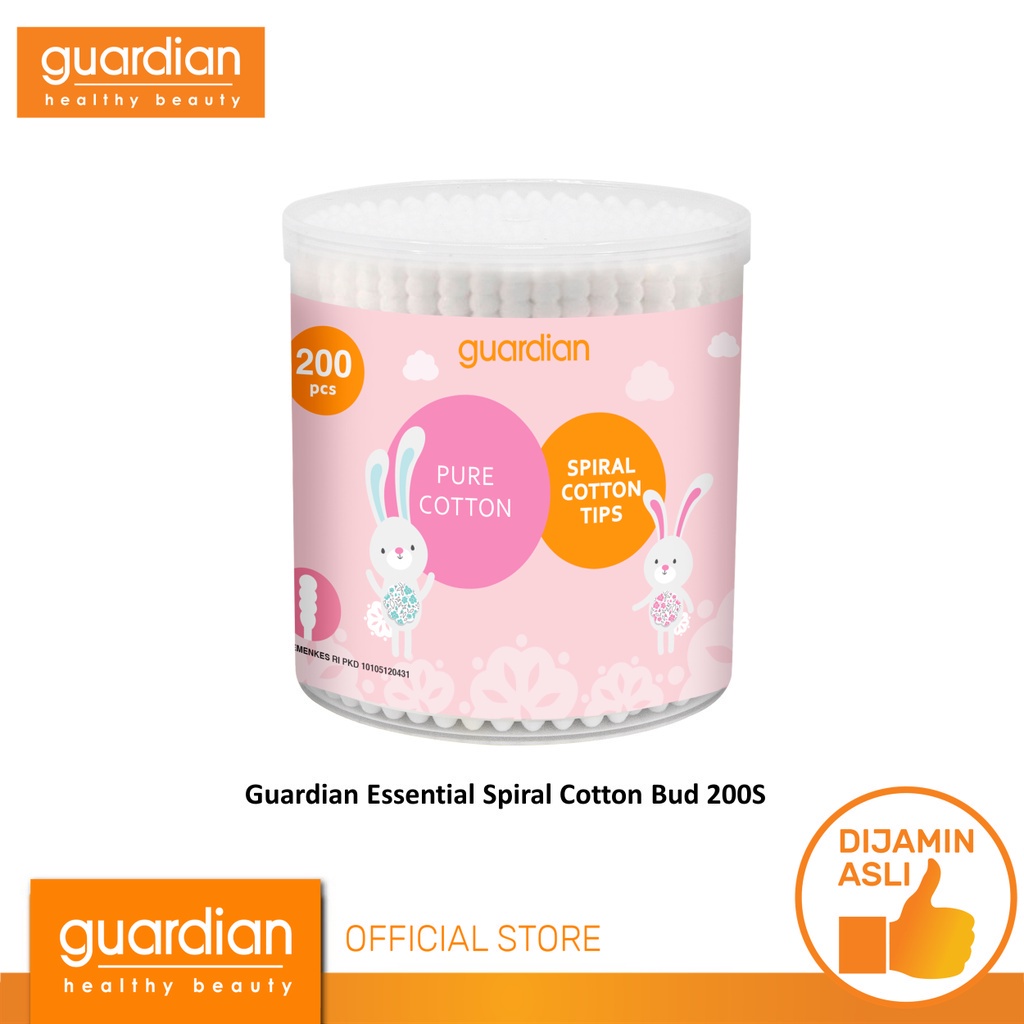 Jual GUARDIAN Essential Spiral Cotton Bud 200S | Shopee Indonesia