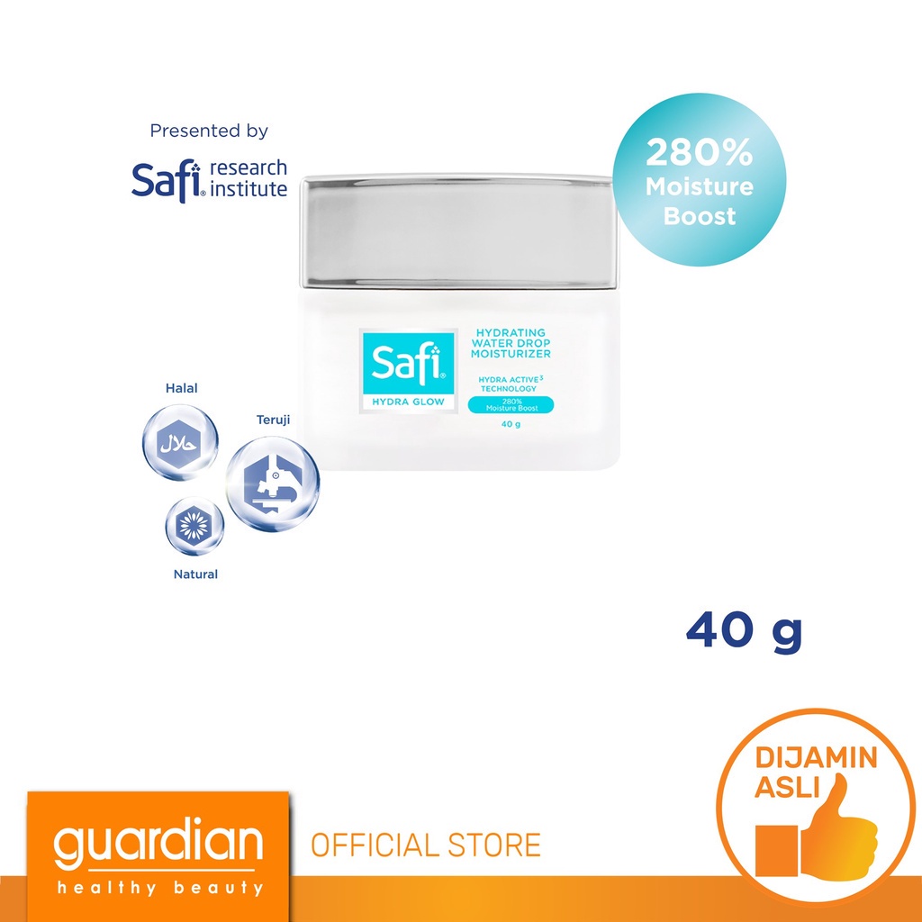 Jual SAFI Hydra Glow Water Drop Moisturizer 40g | Shopee Indonesia