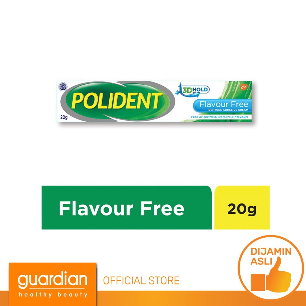 Jual POLIDENT Flavour Free 20g | Shopee Indonesia
