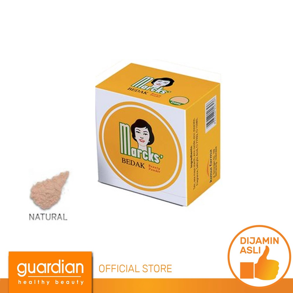 Jual MARCKS Bedak Naatural Beige 20g | Shopee Indonesia