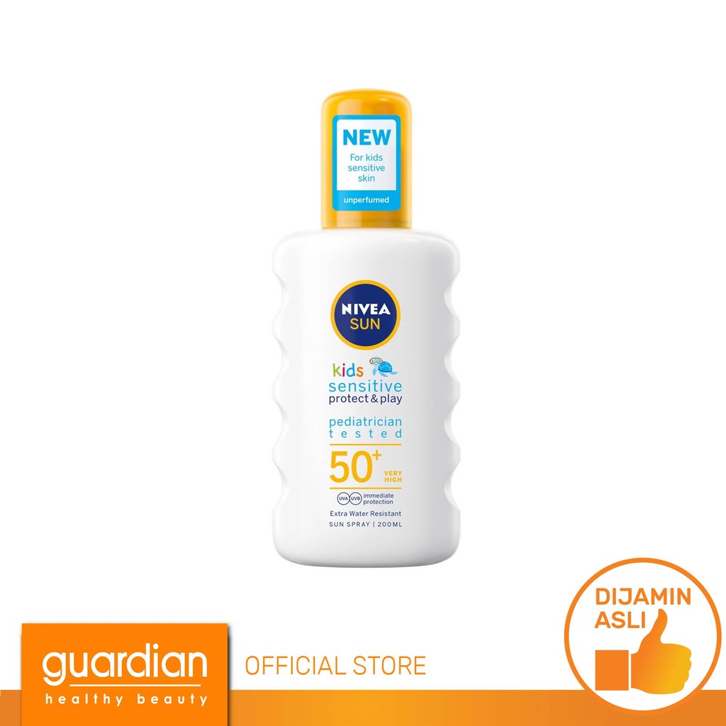 Jual NIVEA SUN Kids Sensitive SPF50+ 200ml | Shopee Indonesia