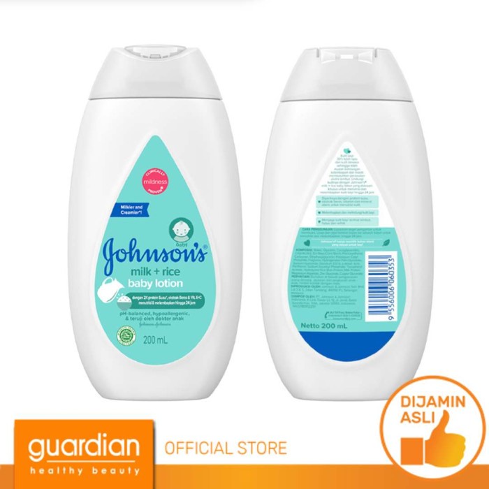 Jual JOHNSON'S Baby Milk Lotion 200ml | Shopee Indonesia