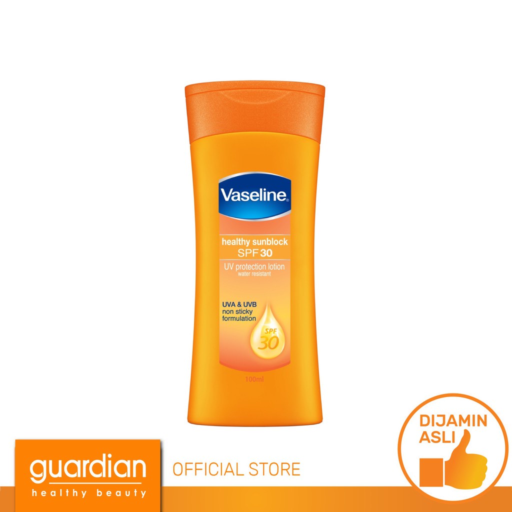 Jual Vaseline Sun Block SPF30 100ml | Shopee Indonesia