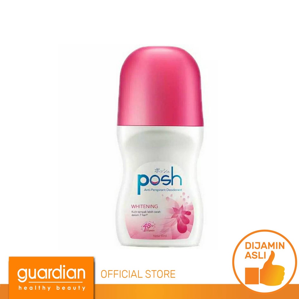 Jual POSH Deo Roll On Whitening 50ml | Shopee Indonesia