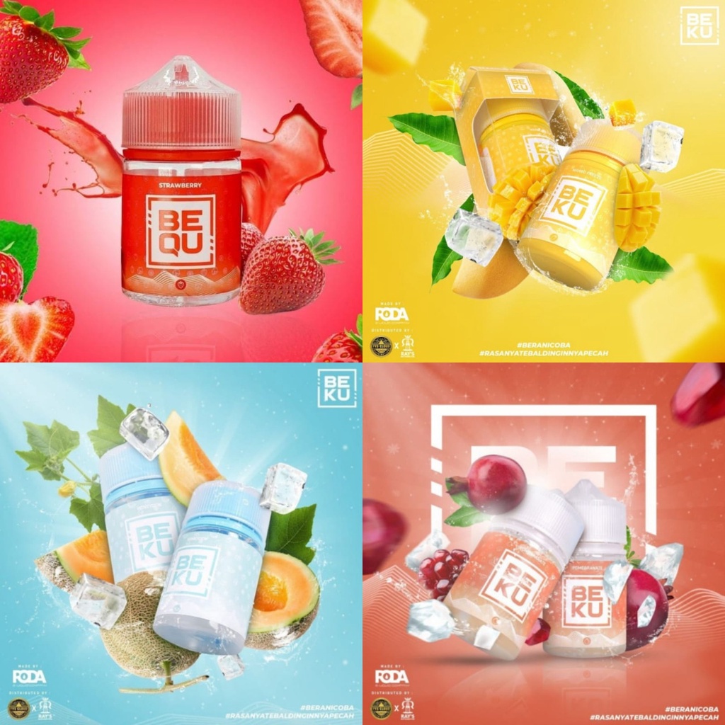 Jual BEQU FREEZE by Ray x FVS 60ml 3mg AUTHENTIC, Liquid Beku Freebase ...