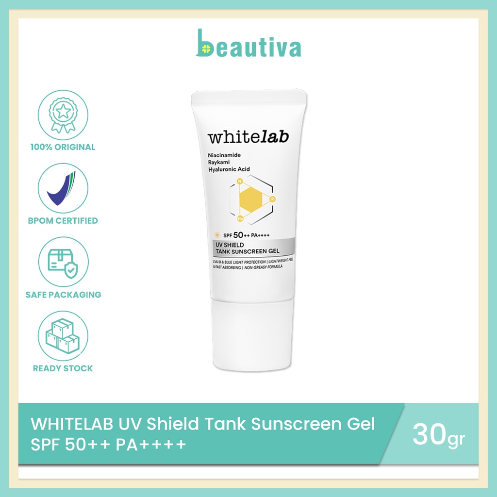 Jual Whitelab UV Shield Tank Sunscreen Gel SPF 50++ PA++++ | Shopee ...