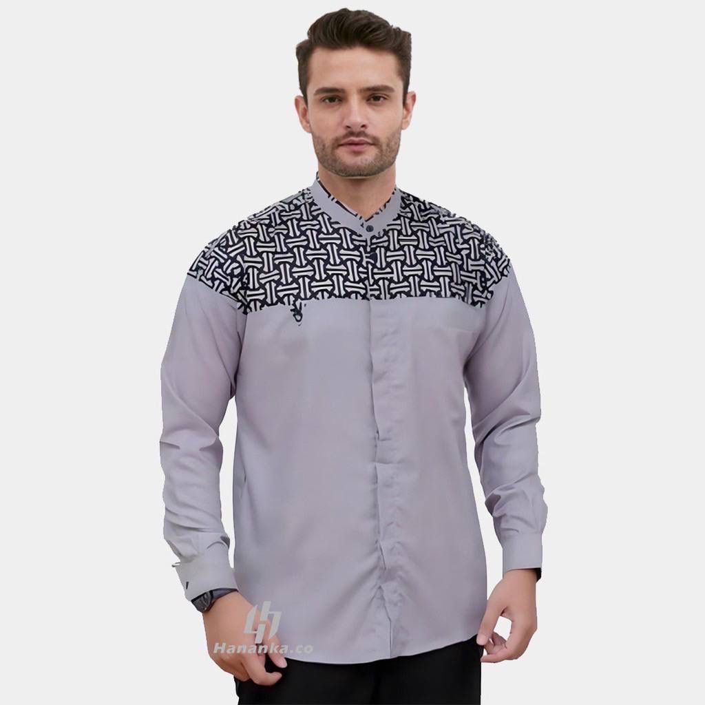 Jual Baju Koko dewasa lengan panjang kombinasi Batik | Baju koko Lengan ... Jual Baju Koko dewasa lengan panjang kombinasi Batik | Baju koko Lengan ...