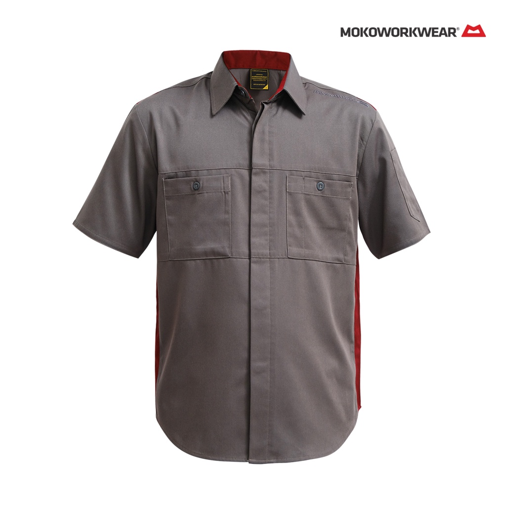 Jual MOKO UNIFORM OFFICE / SERAGAM KERJA ABU MAROON | Shopee Indonesia