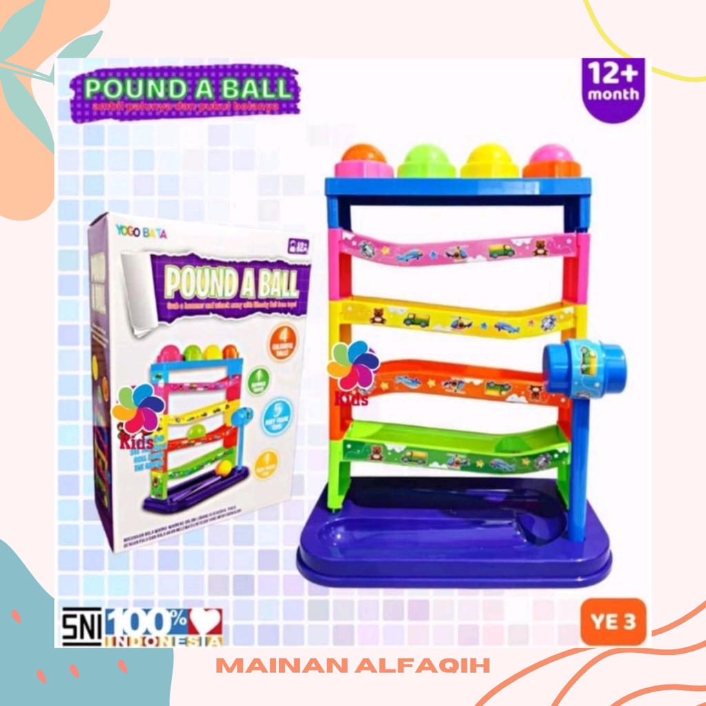 Jual Mainan Edukatif Anak / Mainan Pound Ball Ye 3 / Mainan Pukul Bola ...