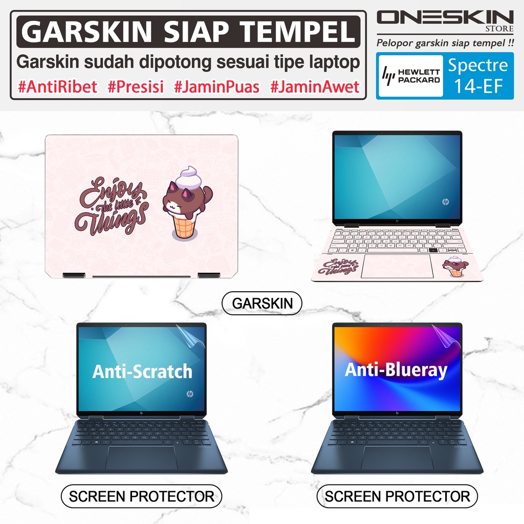 Jual Garskin Sticker Laptop Pelindung Screen Keyboard Protector HP ...