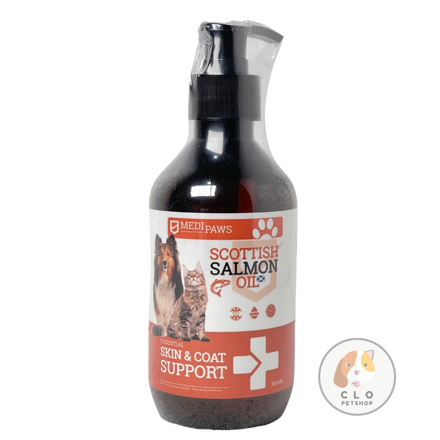 Jual Medi Paws Scottish Salmon Oil Vitamin Anjing Kucing 250ml | Shopee ...
