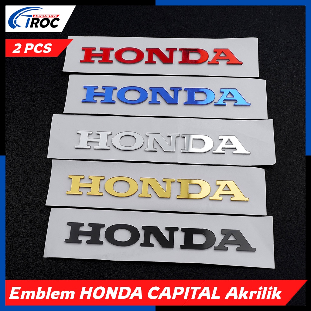 Jual Emblem Honda Timbul Mirror 3D Logo Honda Sticker Honda Original ...