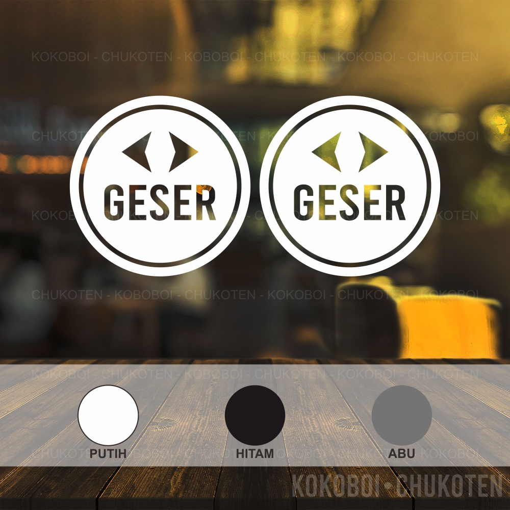 Jual Stiker Pintu Geser Bulat Kaca Cafe Kafe Resto Kantor Stiker ...