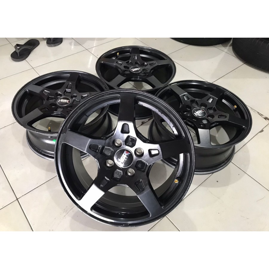 Jual velg mobil bekas HSR Orijinal ring 15 pcd 4x100 untuk Brio, Agya, Calya | Shopee Indonesia