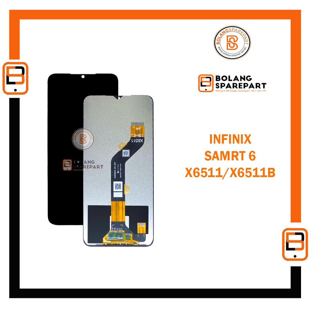 Jual LCD INFINIX SMART 6 SMART 6 NFC X6511 X6511B + TOUCHSCREEN ...