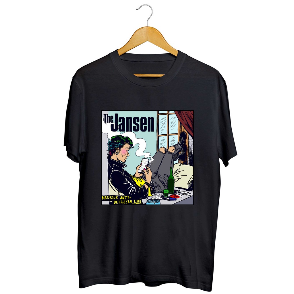 Jual Kaos Band The Jansen Mereguk Anti Depresan Lagi / Tshirt Musik ...