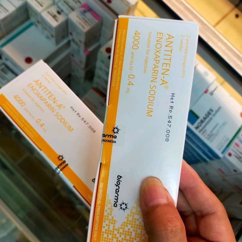 Jual ANTITEN 0,4ML ENOXPARIN SODIUM HALAL ANTIKOAGULAN | Shopee Indonesia