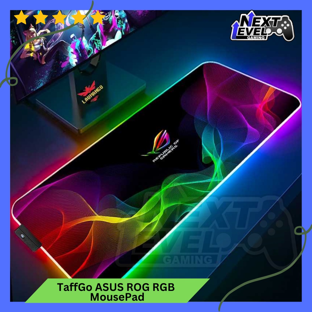 Jual ASUS ROG Gaming Mouse Pad Illuminated RGB TaffGO 800x300x3mm ...