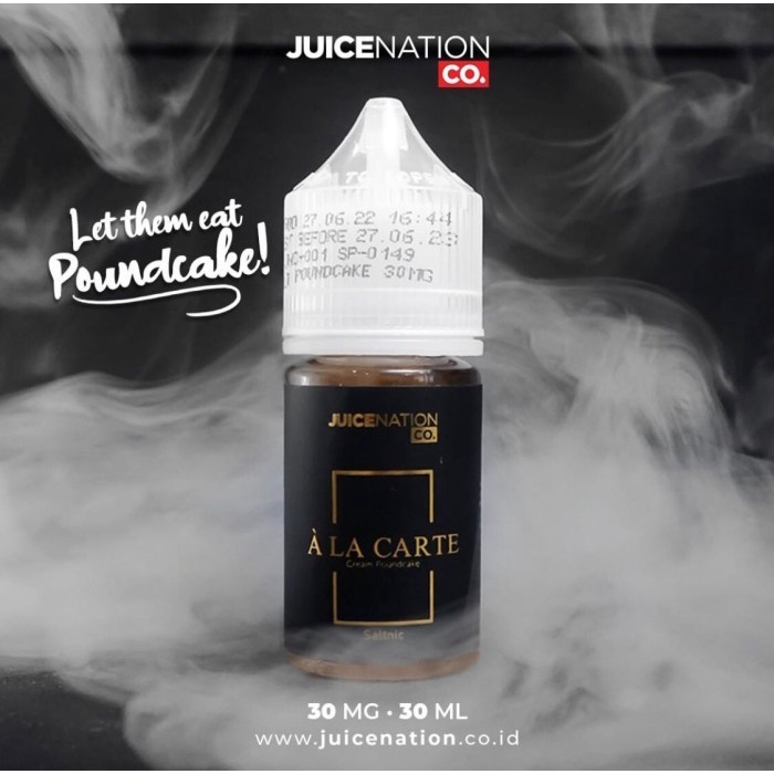 Jual Liquid ALA CARTE Series 30ML30MG Salt Nic by JuiceNation Berpita ...