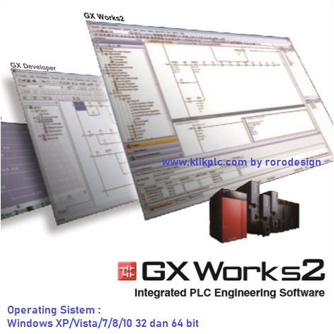 Jual Software PLC Mitsubishi | GX Works2 ver. 1.499V | Shopee Indonesia