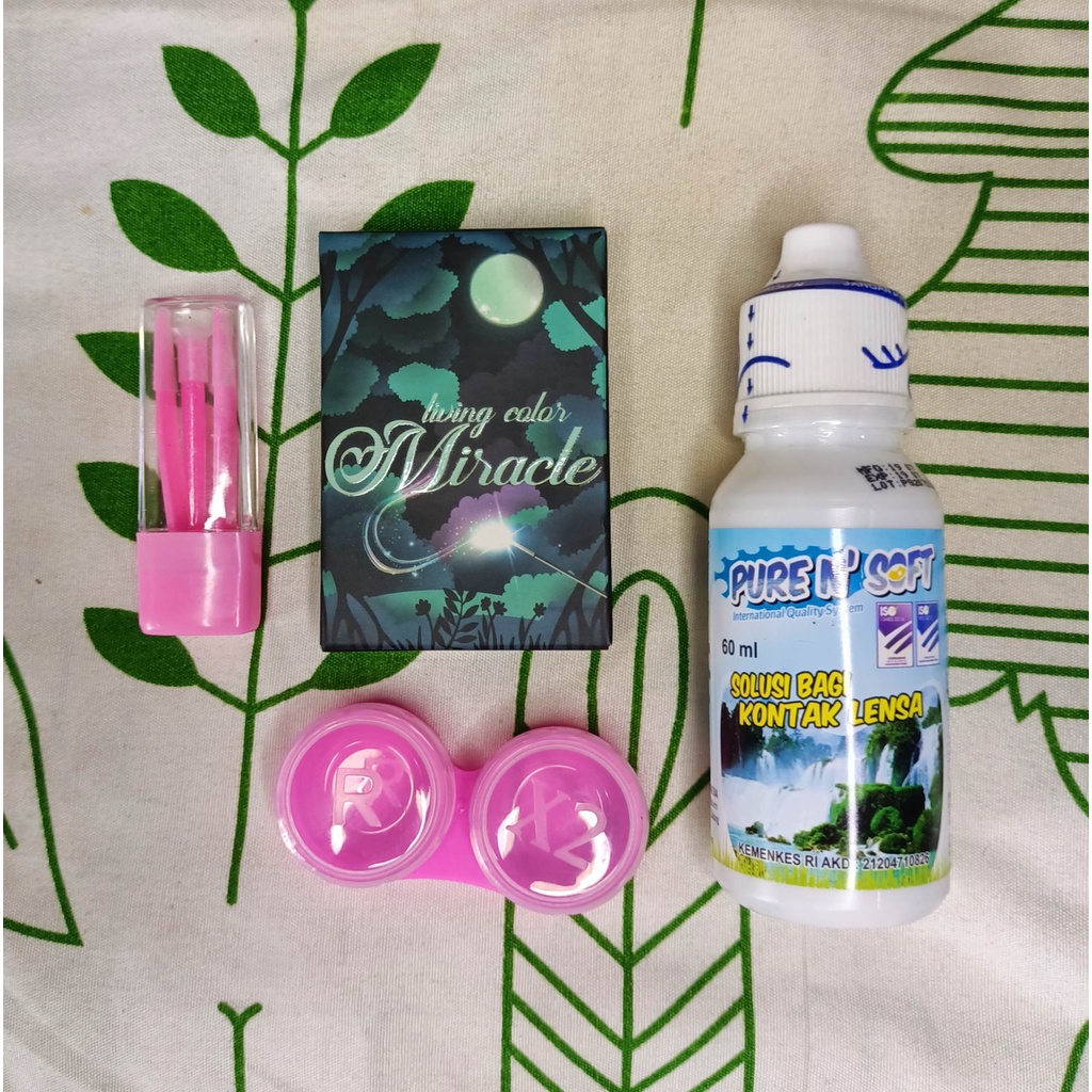 Jual Paket Softlens Miracle Normal Dia 14,2mm + Air Softlens Pure n ...