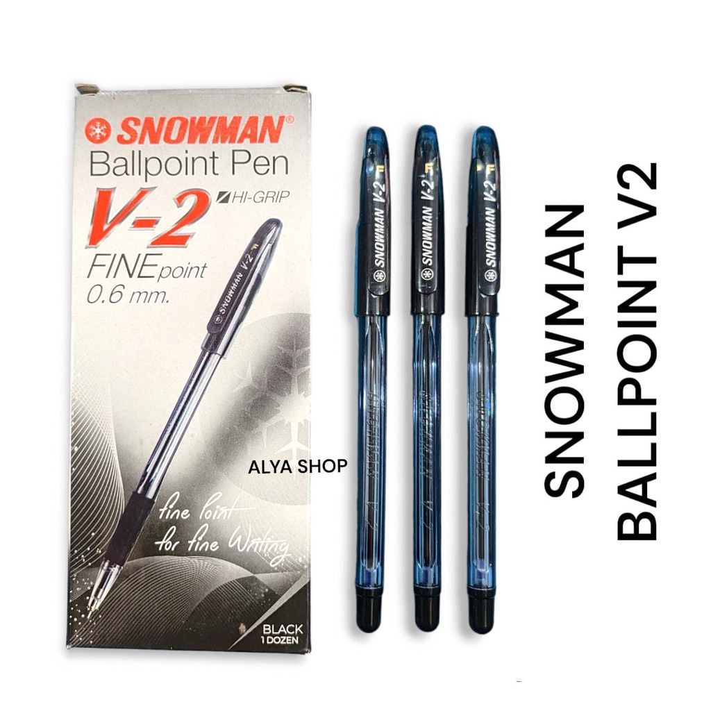 Jual Pulpen / Ballpoint SNOWMAN V2 HI GRIP | Shopee Indonesia